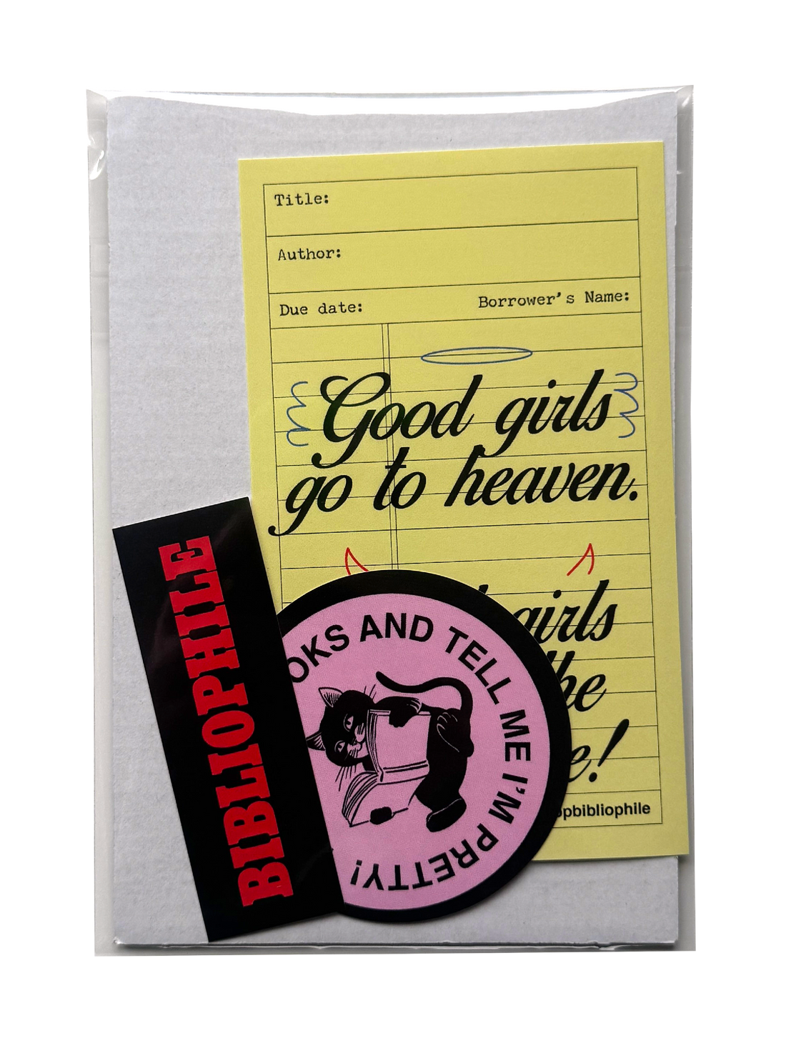 Bibliophile Sticker Pack – Shop Bibliophile